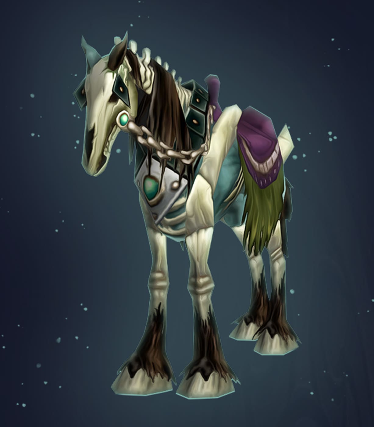 Blue Skeletal Horse Mount | Buyboost.com