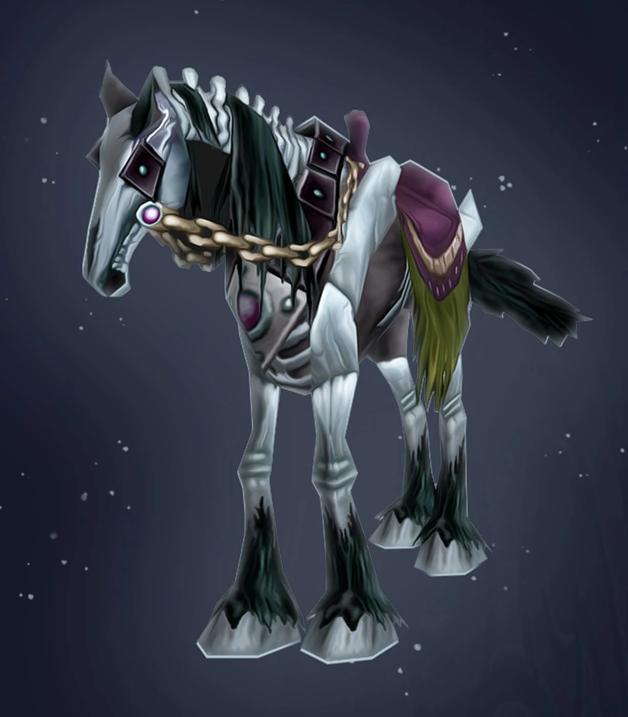 Black Skeletal Horse Mount | Buyboost