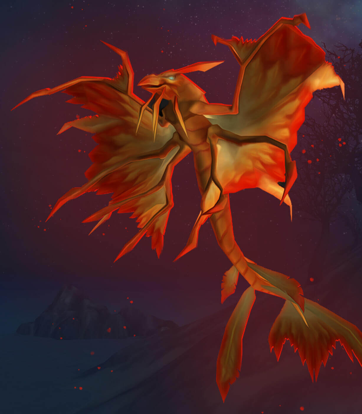 Armored Red Dragonhawk Mount