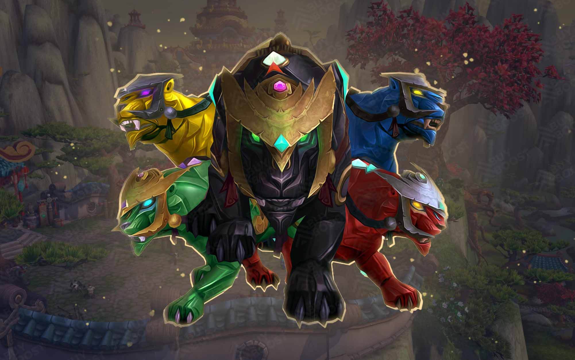 Jeweled Onyx Panther Mount | Buyboost.com