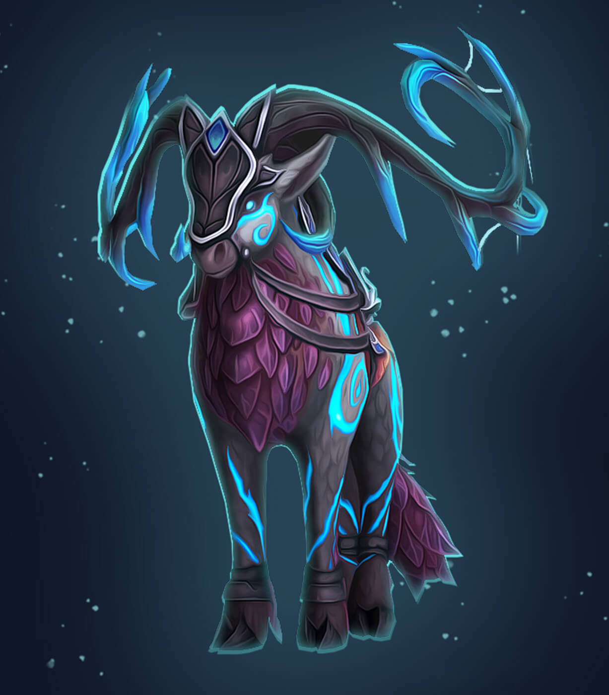 Enchanted Shadeleaf Runestag Mount