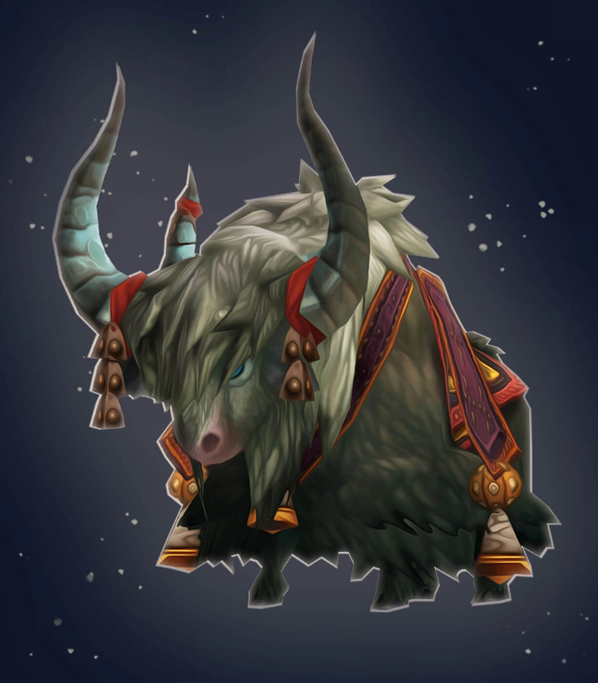 Grey Riding Yak Mount | Buyboost