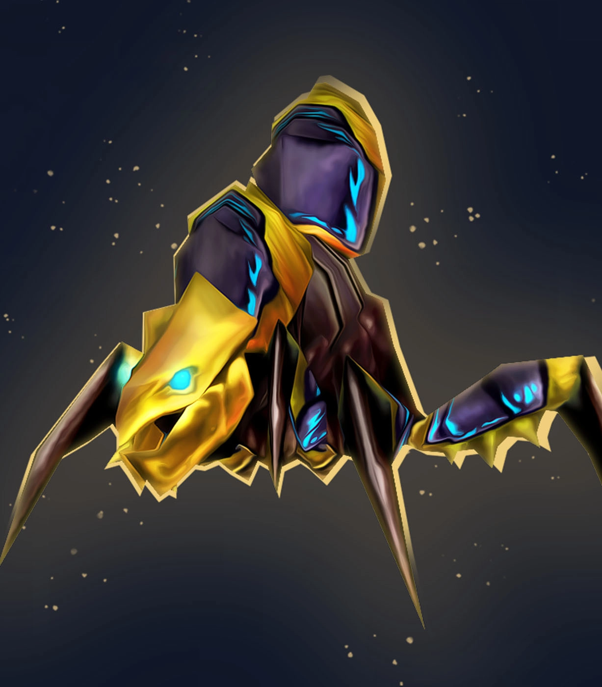 Yellow Qiraji Resonating Crystal Mount | Buyboost