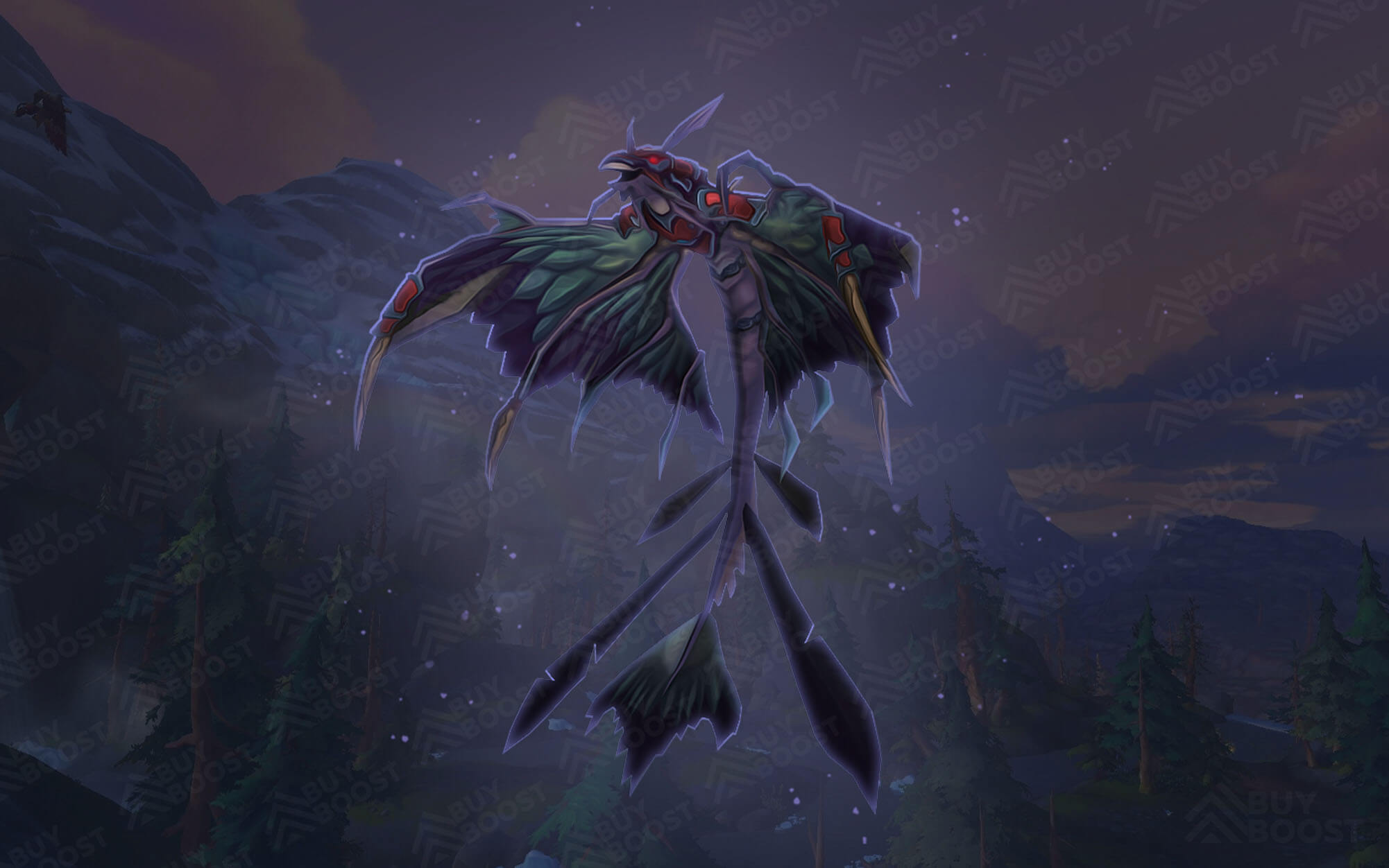 Armored Red Dragonhawk Mount | Buyboost.com