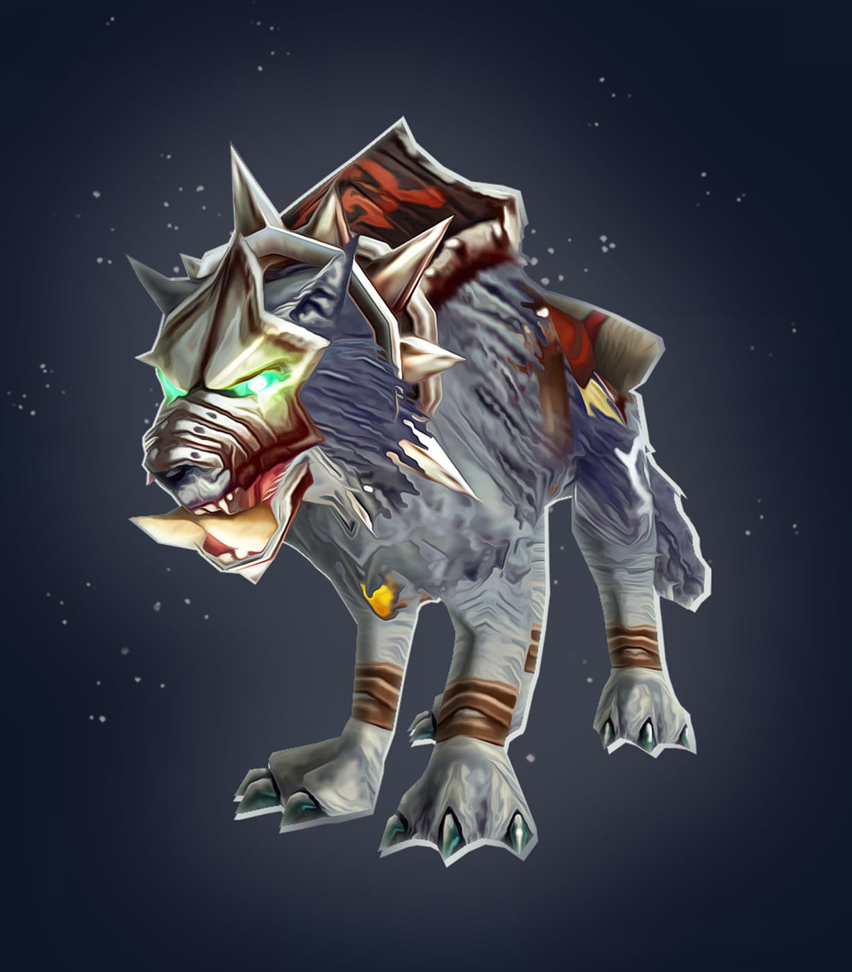 Swift Burgundy Wolf Mount | Buyboost.com